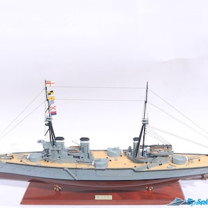 HMS Invincible 1907 Battleship Model 40.1″ - HMS Invincible Warship ...