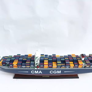 CMA CGM Marco Polo Commercial Ship Model 27.6″ - Cma Cgm Container Ship ...