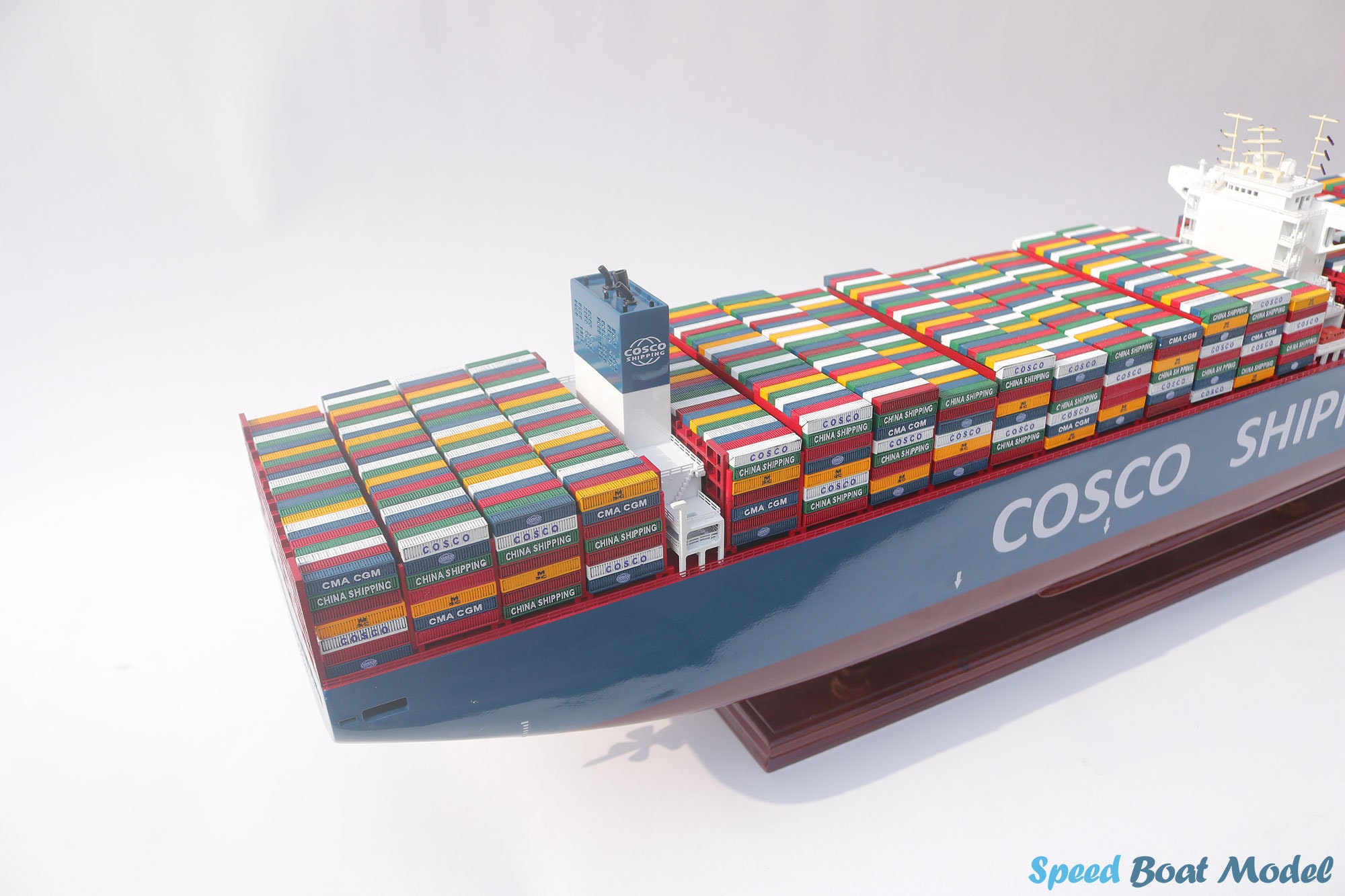 Cosco Shipping Container Ship Model: 39.3" Commercial Boat - Etsy