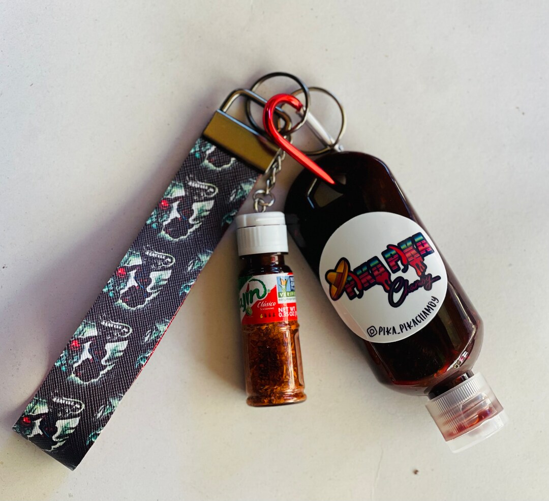 Rim Dip, Mini Tajin and Snow White Wristlet Keychain - Etsy