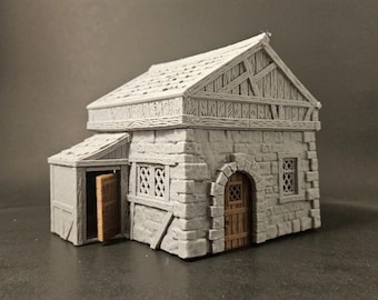 Leichheim 32mm Scale Slum Building 3 for D&D, Aos, RPG, Mordheim ...