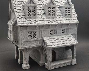 Leichheim 32mm Scale Slum Building 3 for D&D, Aos, RPG, Mordheim ...