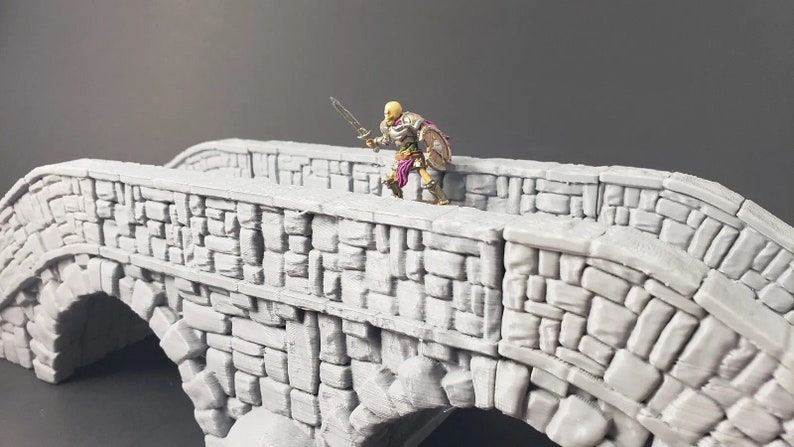 City of Tarok 28mm Scale Bridge for D&D, Aos, RPG Wargame Terrain - Etsy