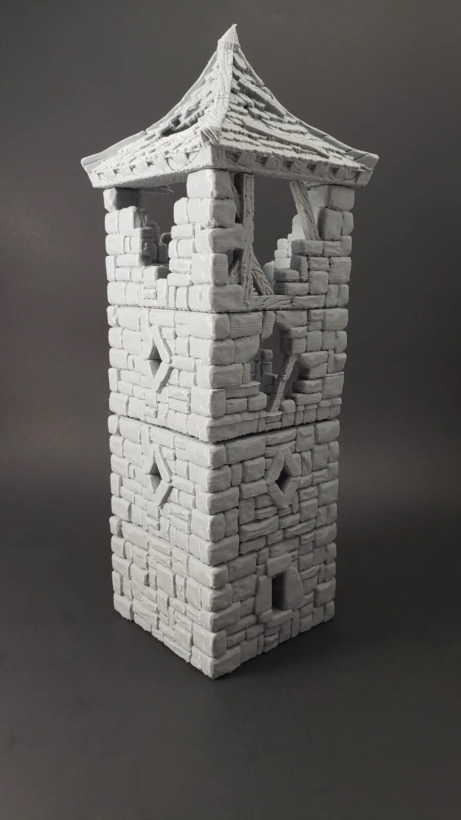 City of Tarok 28mm Ruined Watchtower for D&D, Age of Sigmar, Warcry ...