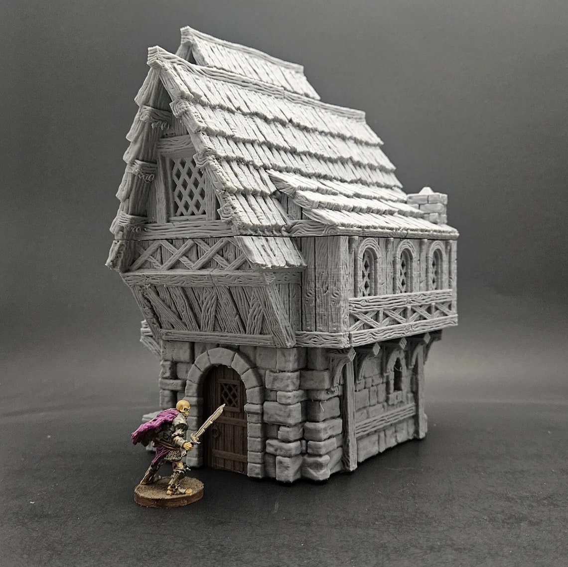 Leichheim 32mm Scale Merchant's House for D&D, Aos, RPG Mordheim ...