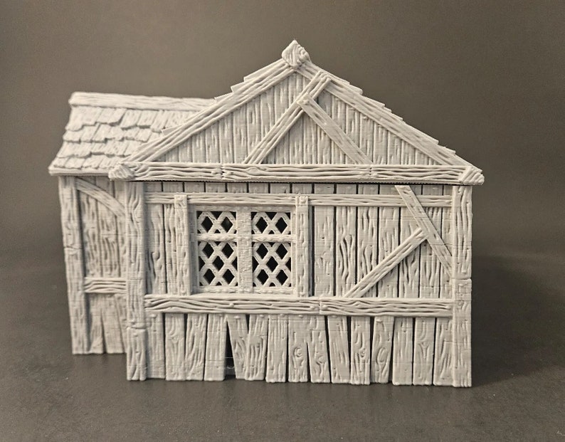 Leichheim 32mm Scale Slum Building 1 for D&D, Aos, RPG, Mordheim ...