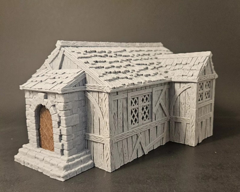 Leichheim 32mm Scale Slum Building 1 for D&D, Aos, RPG, Mordheim ...