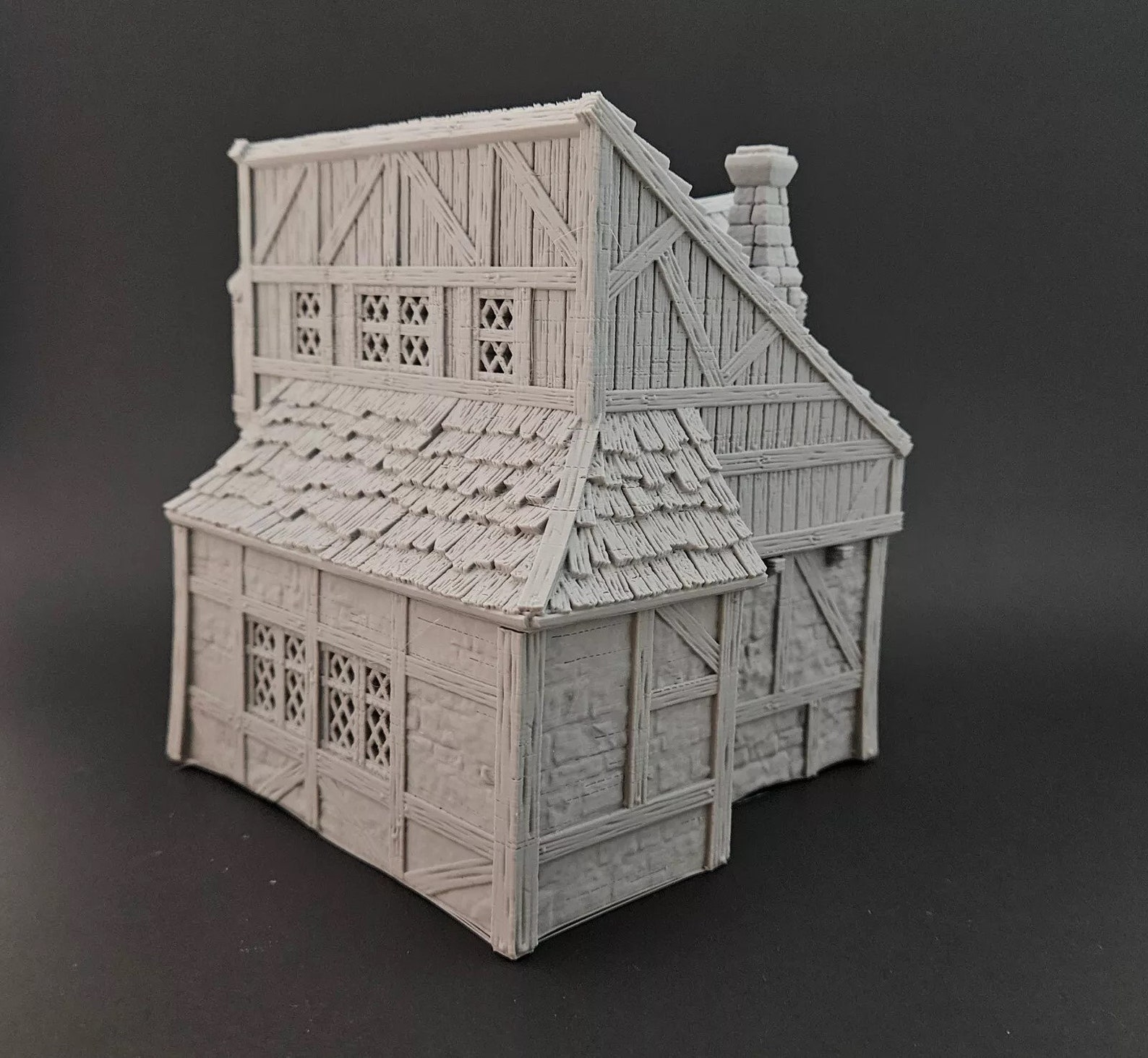Leichheim 32mm Scale Civilian House 1 for D&D Aos RPG Mordheim Terrain ...
