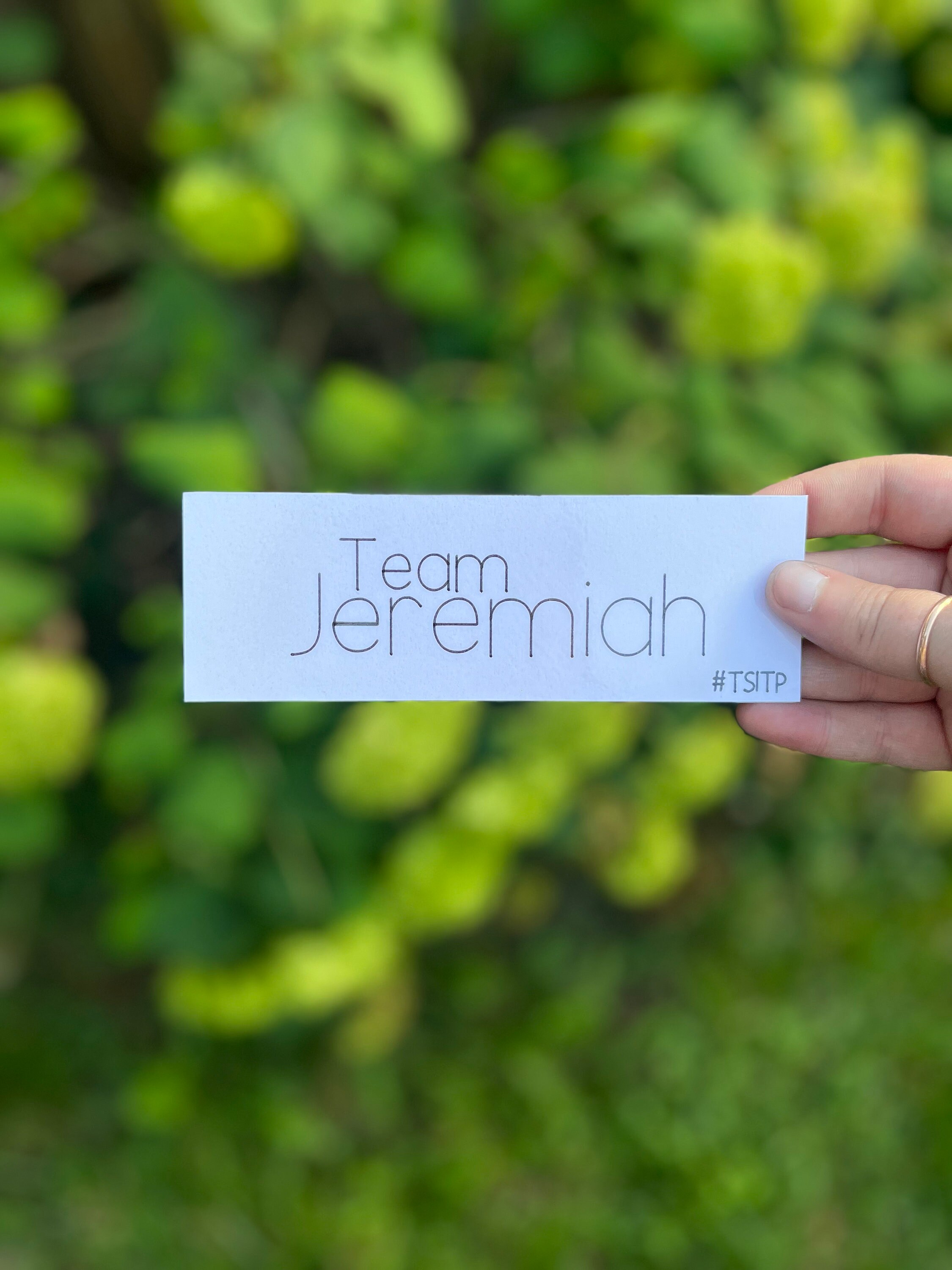 TSITP Laminated Bookmark - Etsy