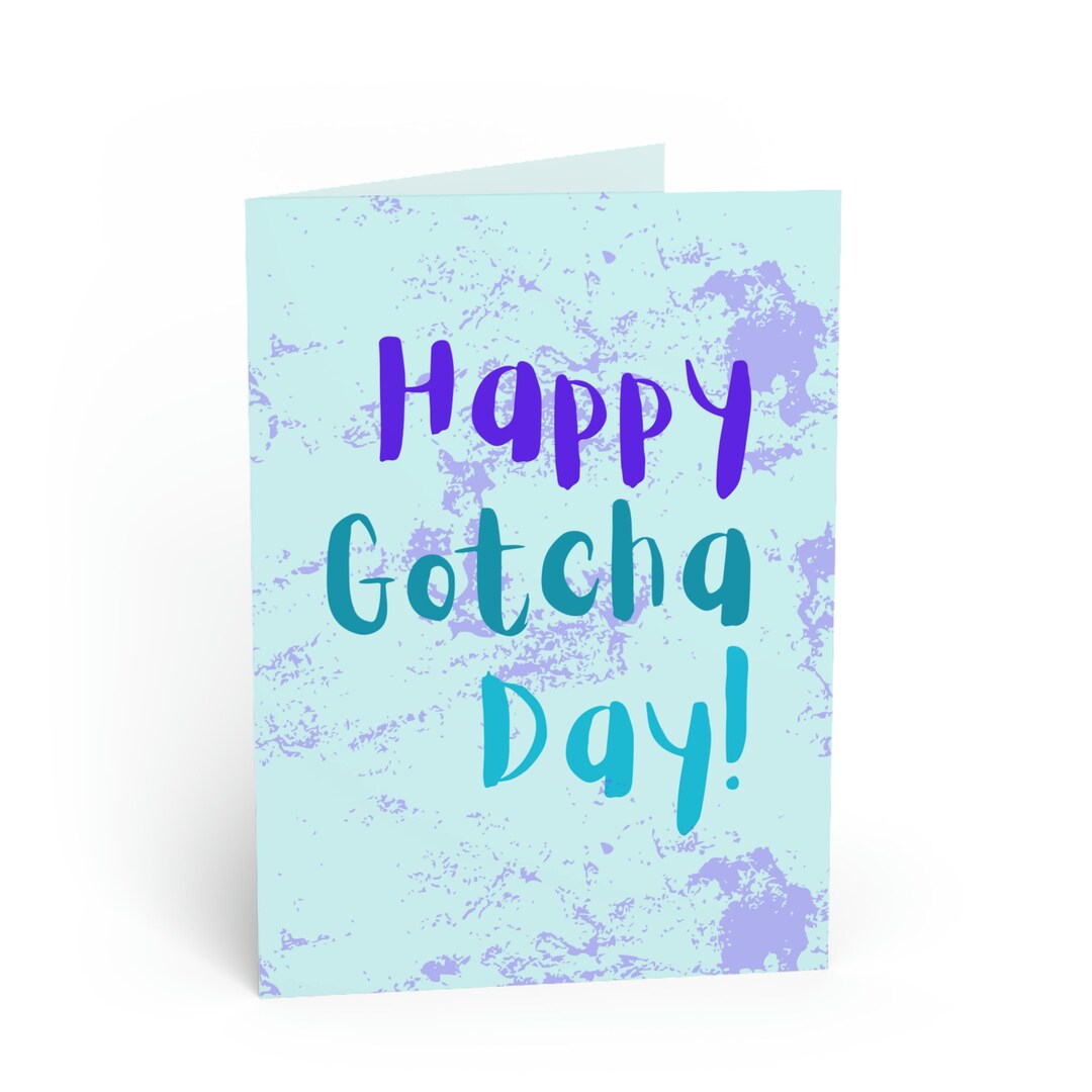 Gotcha Day Card - Etsy