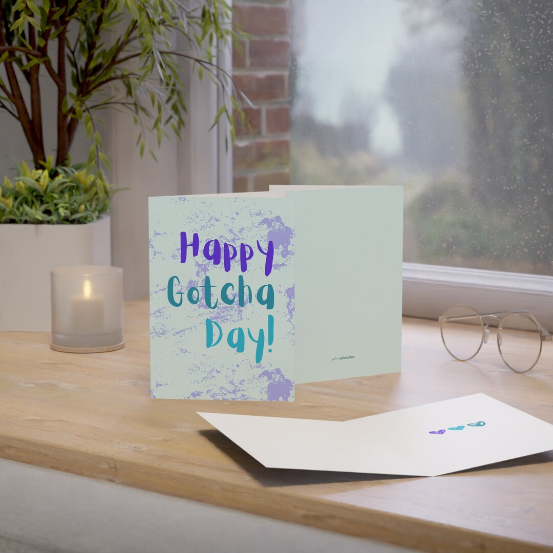 Gotcha Day Card - Etsy