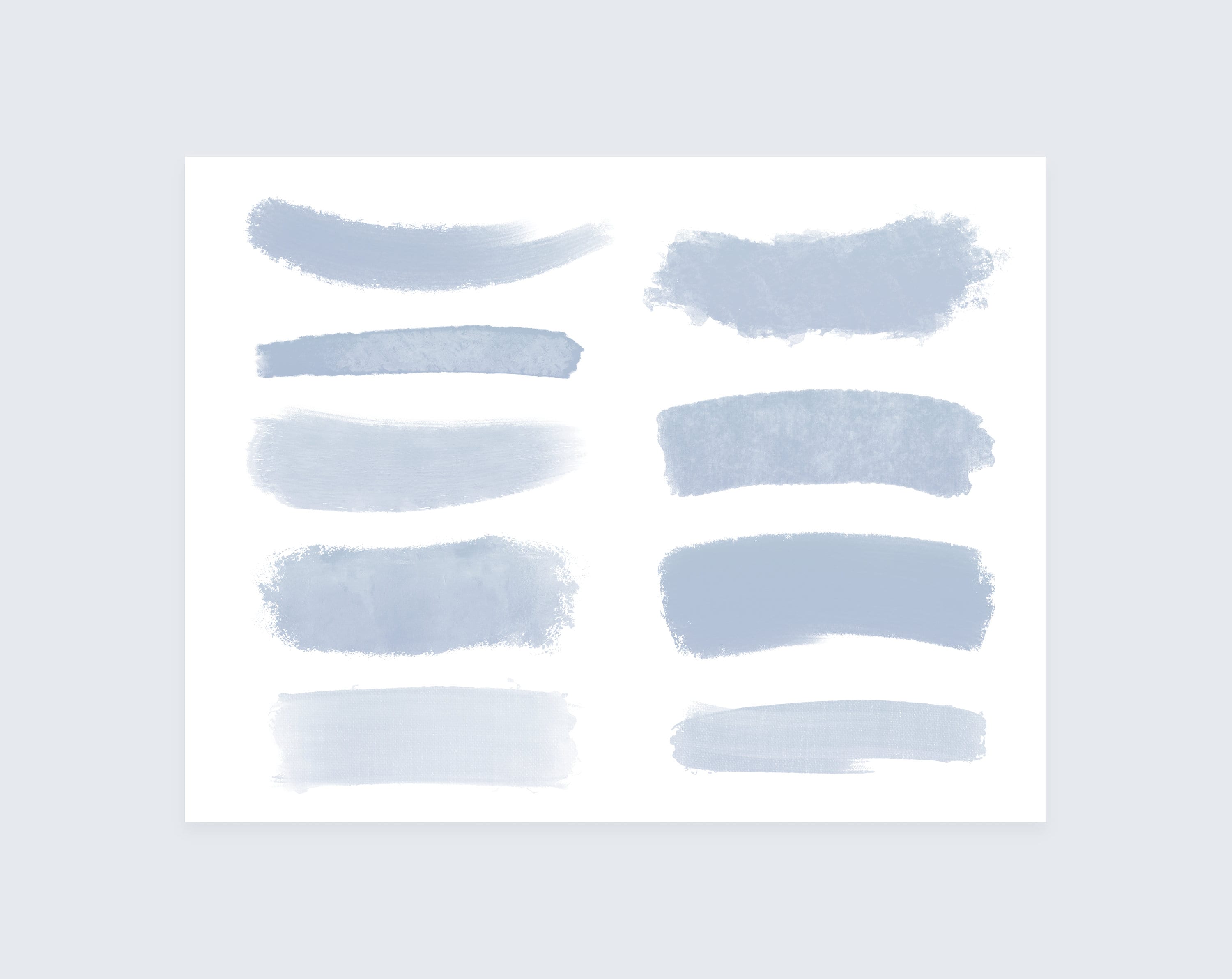 Brush Strokes Transparent PNG Files High Resolution - Etsy