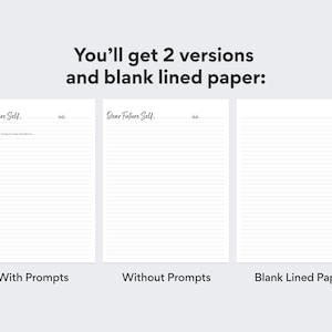 Letter to Future Self - PDF Printable - DIGITAL DOWNLOAD - Etsy