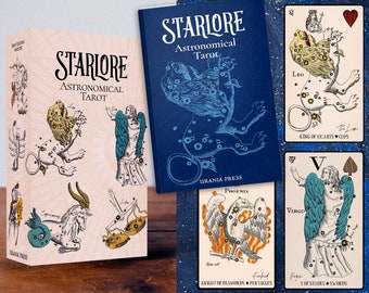 STARBRIGHTS TAROT 88 Constellations Tarot Deck Stars Myths Moon Phase and Astrology Zodiac Signs ...