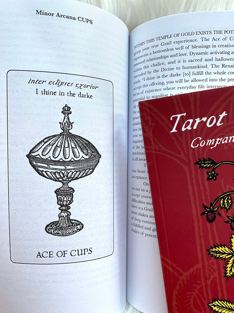 Tarot Guidebook TAROT EMBLEMATA Softcover Book 184-pages for Indie Tarot Deck - Etsy
