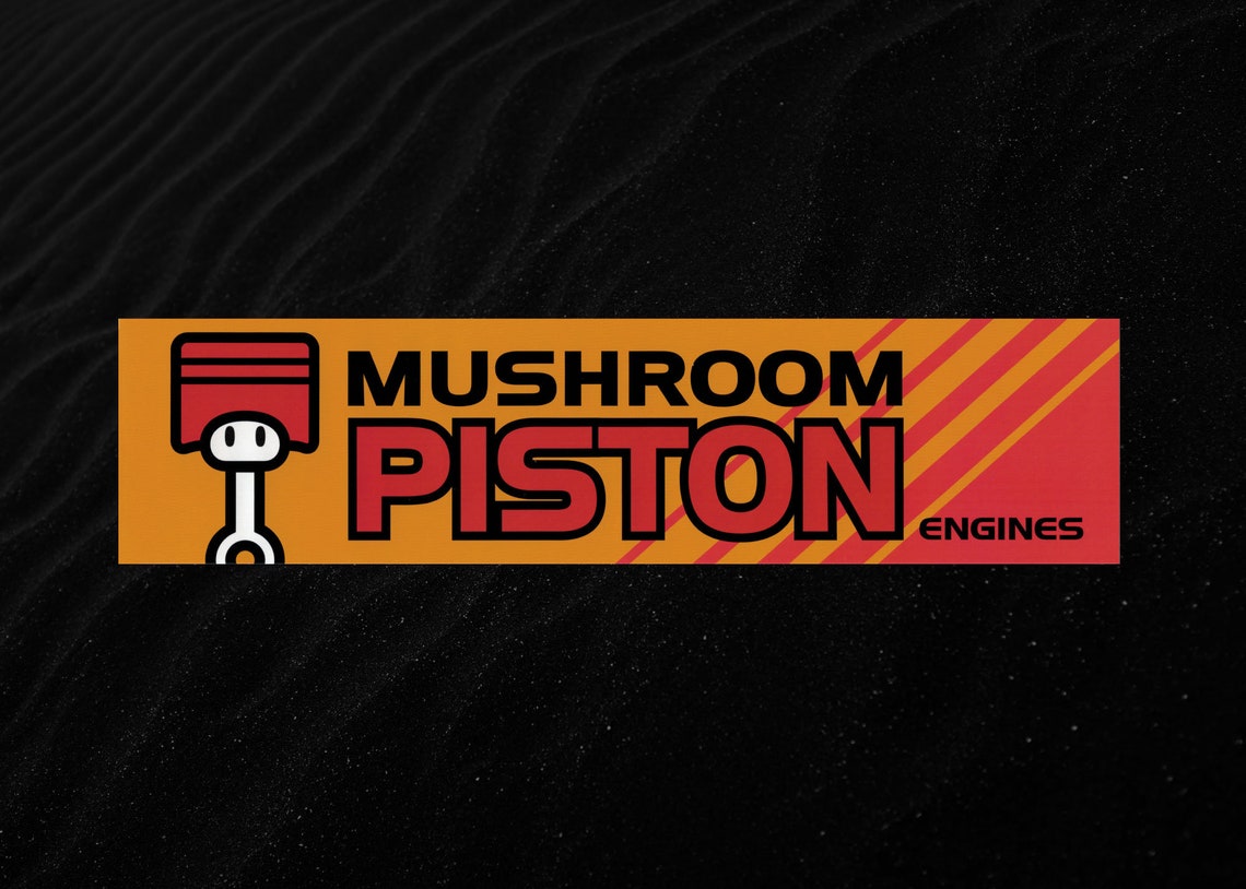 Mario Kart Race Sponsors Magnetic Bumper Stickers - Etsy