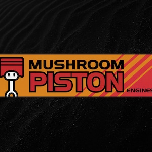 Mario Kart Race Sponsors Magnetic Bumper Stickers - Etsy