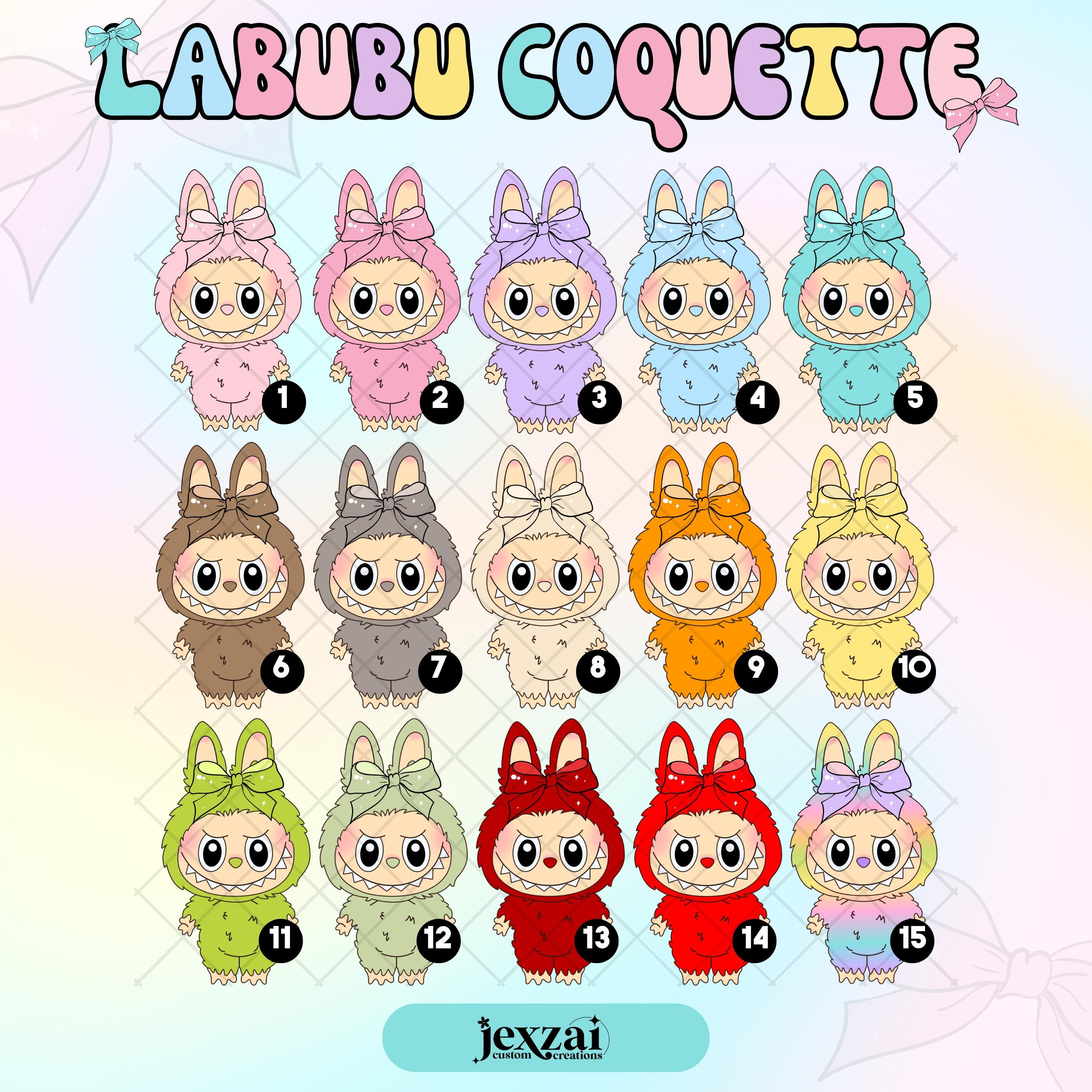 Labubu Cupcake Toppers, Cake Topper, Glitter Cupcake Topper, Spring ...