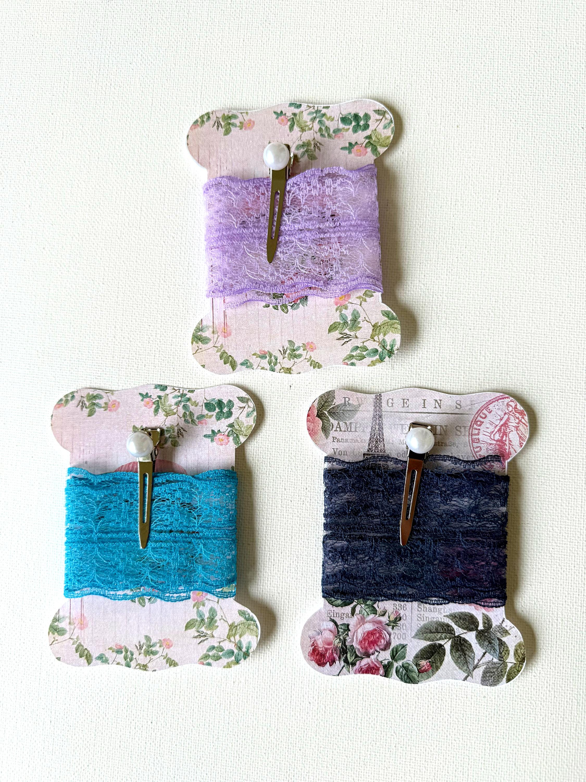 Lace Holders: Blue Lace - Lavender Lace - Navy Blue Lace - Physical ...