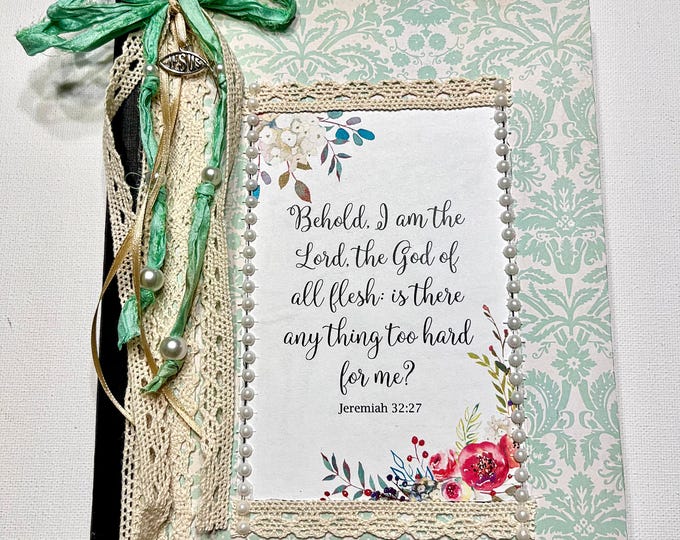 Scripture Writing Notebook Set With Ephemera and Pens #3 - Etsy