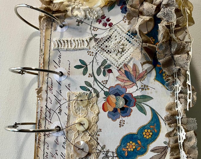 Three Ring Journal With Ephemera - Etsy