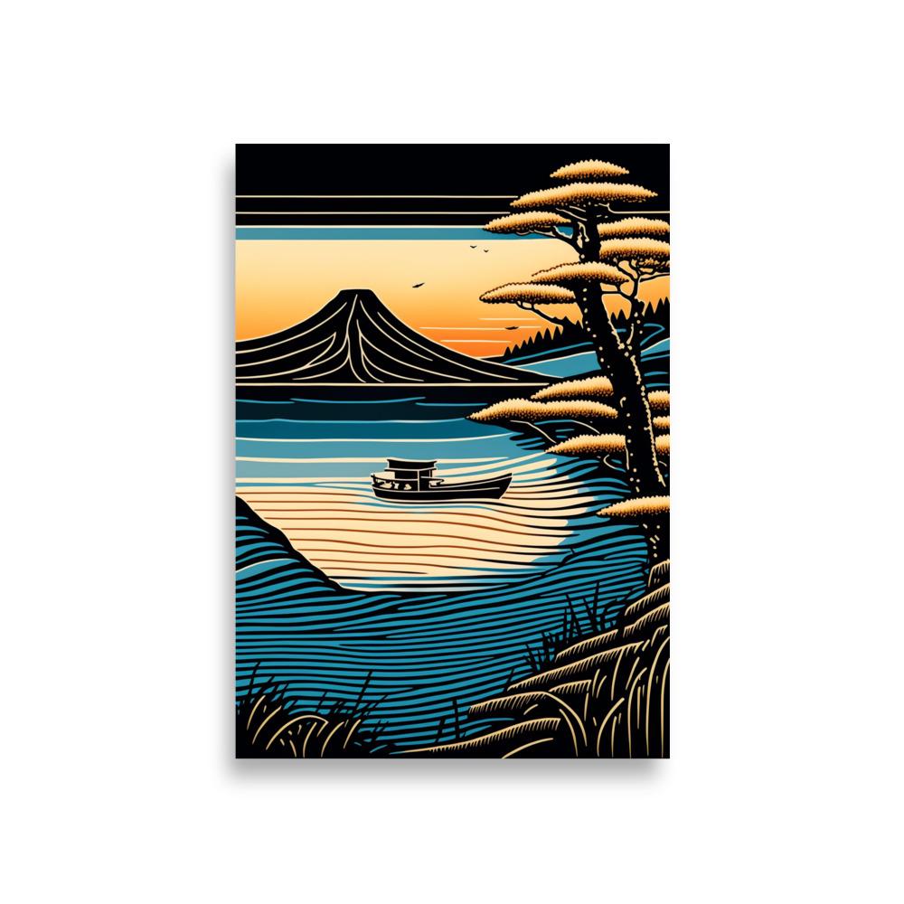 Pen & Ink Boat Poster - Etsy