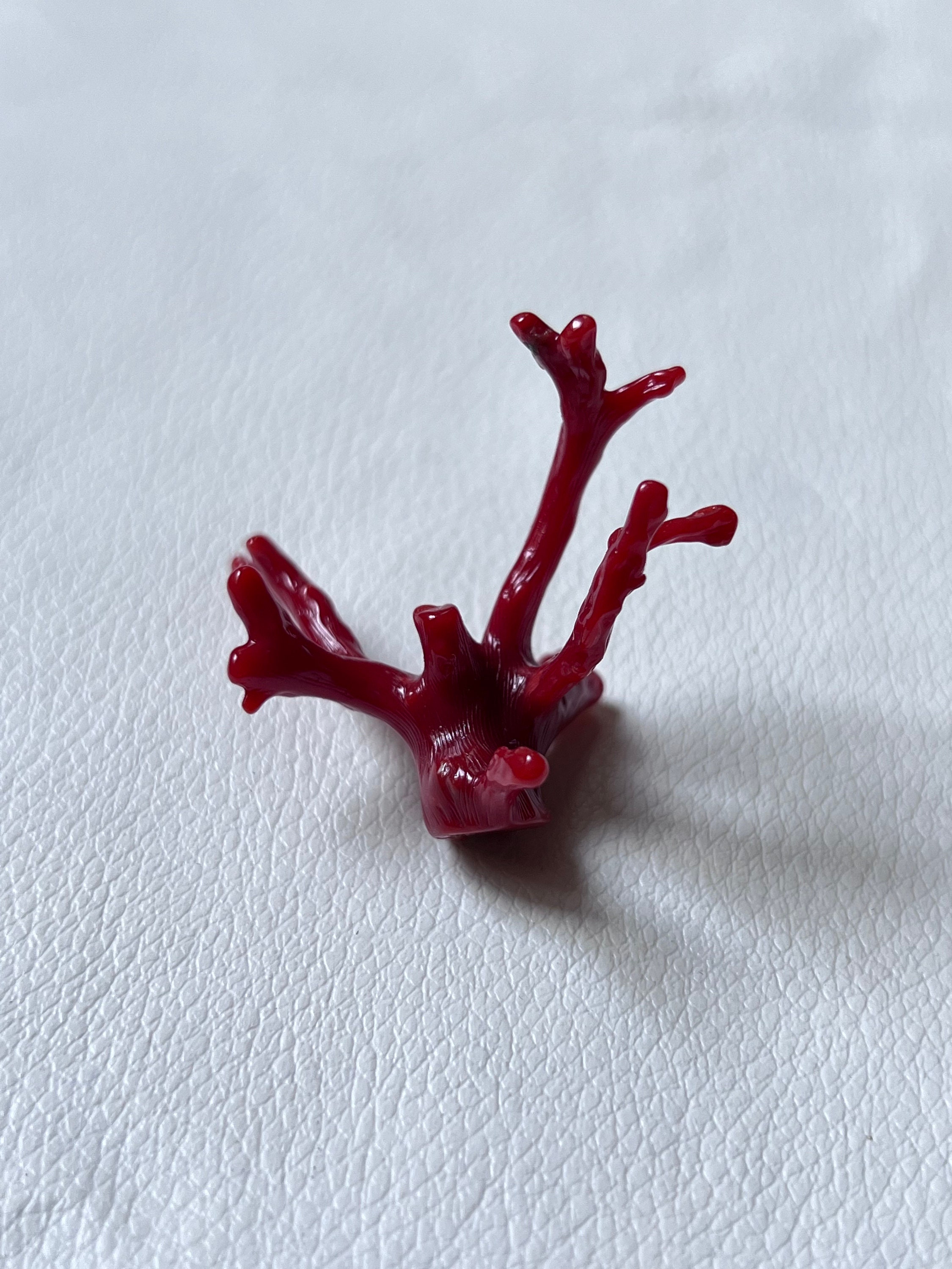 Antique Deep Red Coral Polished Branch-100% Natural Coral Stick ...