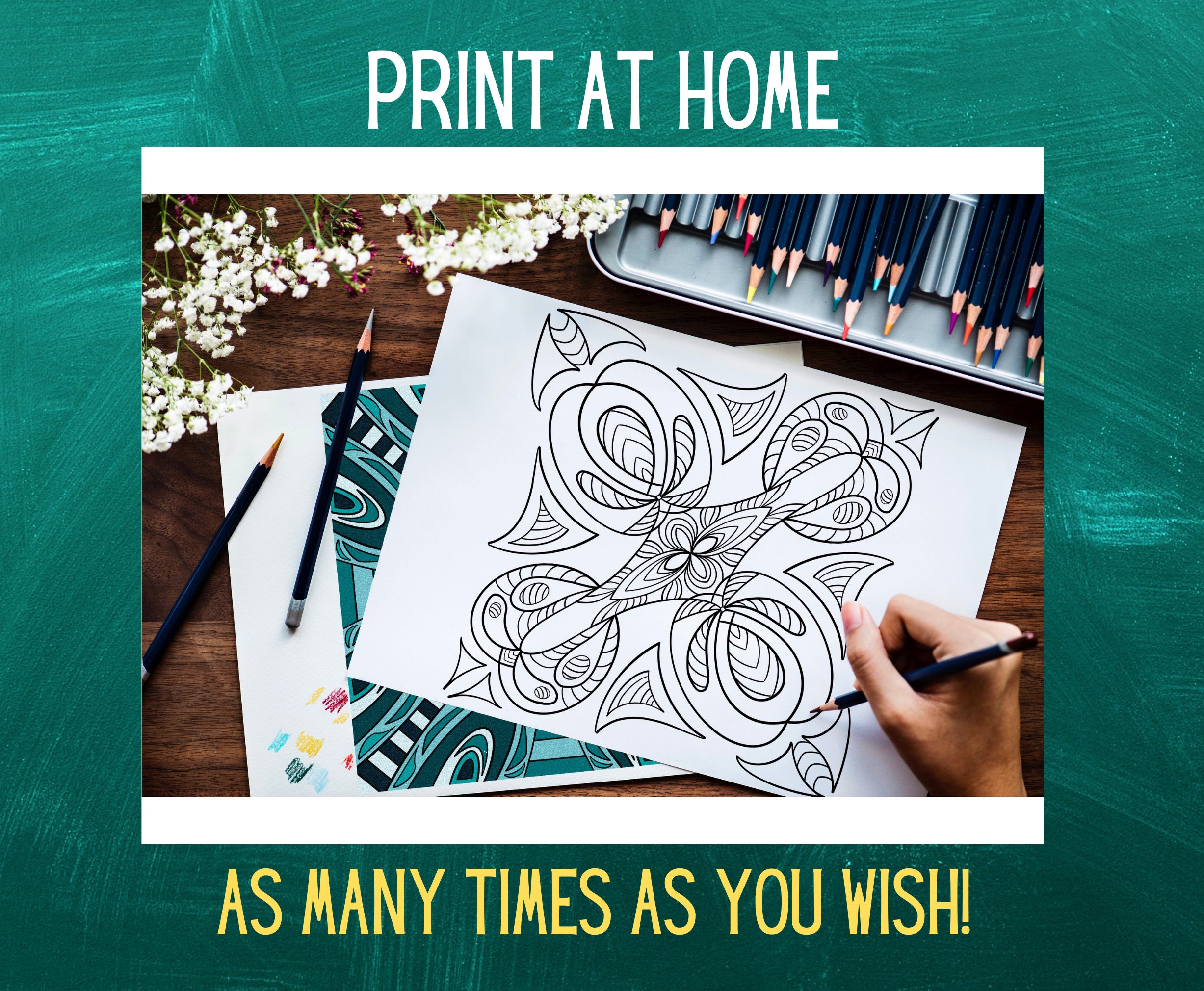 12 Symmetrical Coloring Pages pack 3 Coloring Together - Etsy