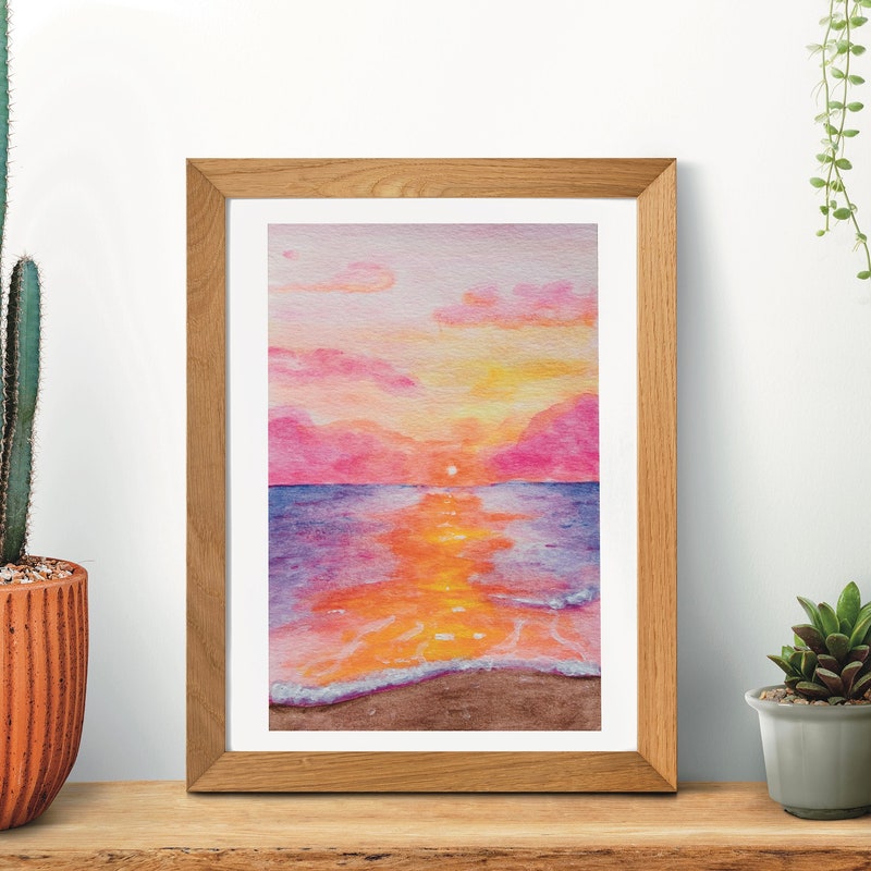 Sunset Paintings - Etsy