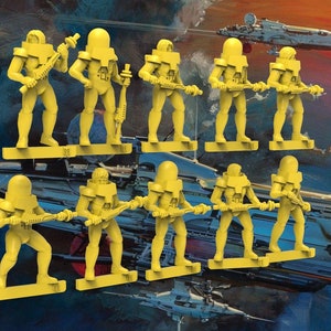 Starguard Troopers - 28mm Scale 3D Printed Resin Miniatures X10 - Etsy