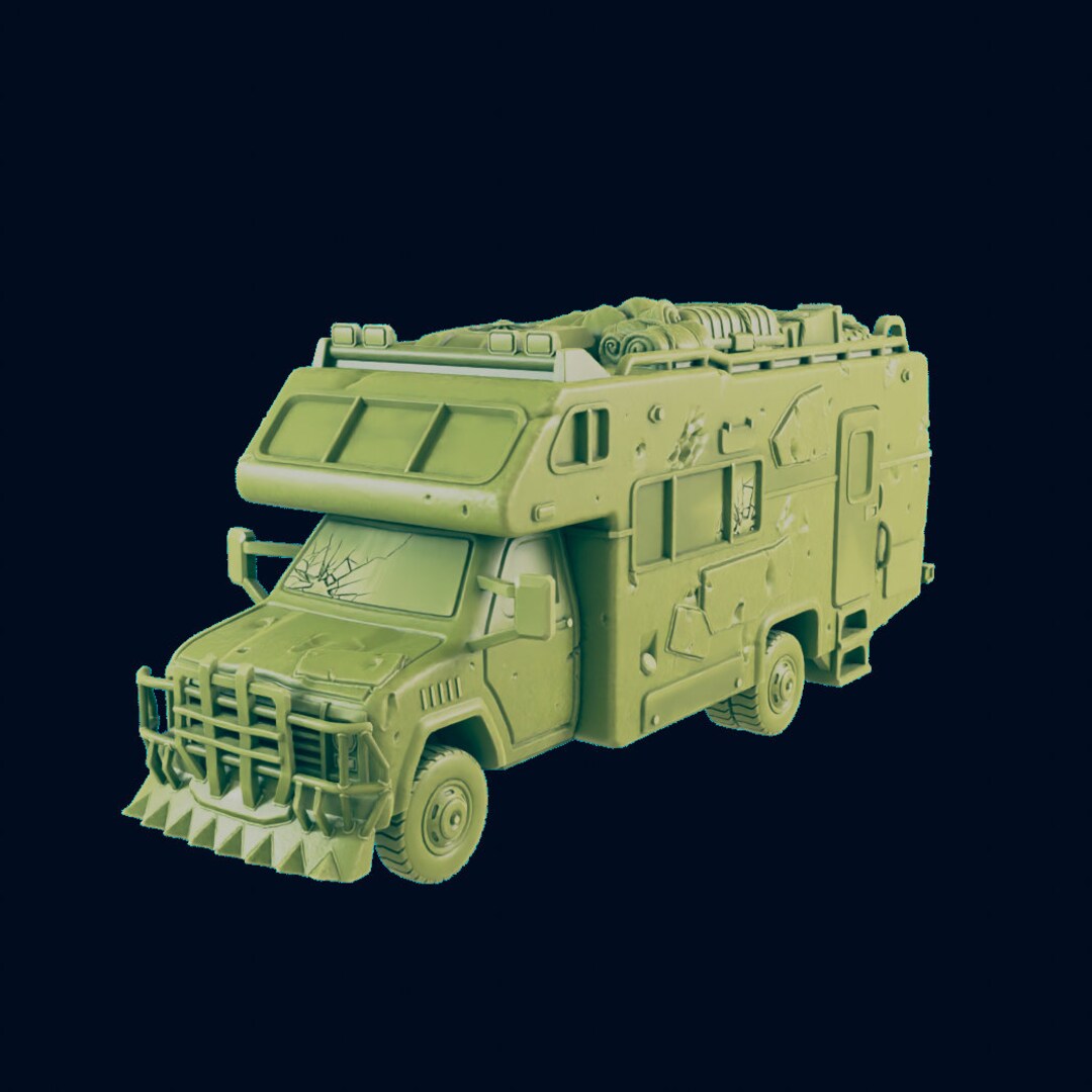 Post Apocalypse Wastelands RV / Motor Caravan (28mm to 32mm Scale ...