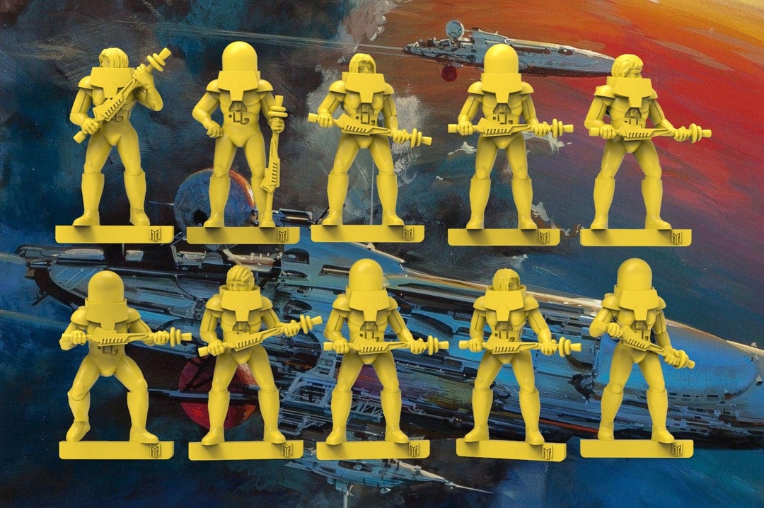 Starguard Troopers - 28mm Scale 3D Printed Resin Miniatures X10 - Etsy
