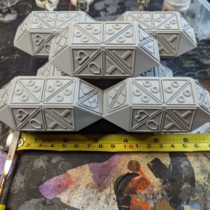 Imperial Space Pepperpots Landing Shuttle - 28mm Scale 3D Printed Resin ...