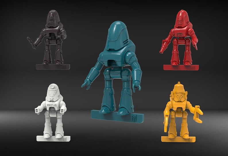 Robot Protectors - 28mm Scale 3D Printed Resin Miniatures - Etsy