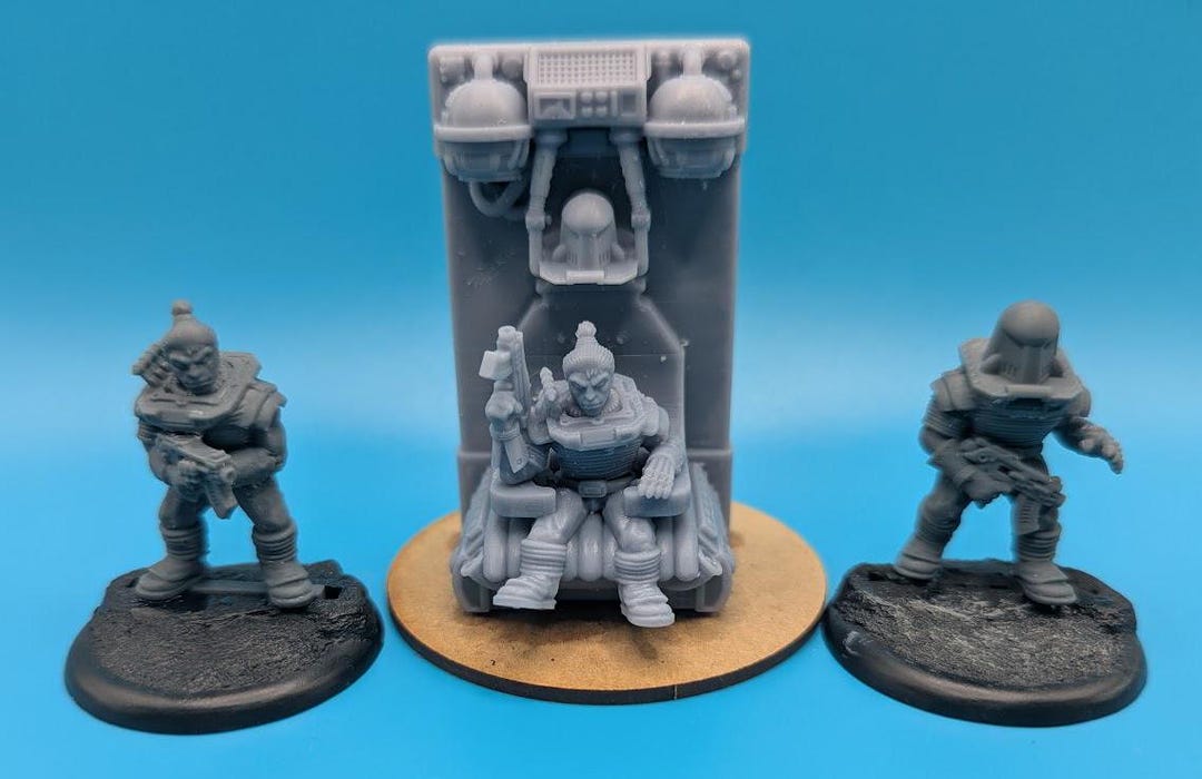 Far Future Dastardly Merchant - 28mm - 32mm Scale 3D Printed Resin ...