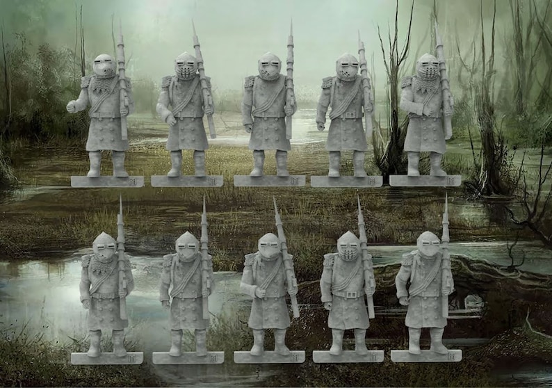 Sludge / Turnip 28 Infantry 28mm Scale 3D Printed Resin - Etsy Ireland