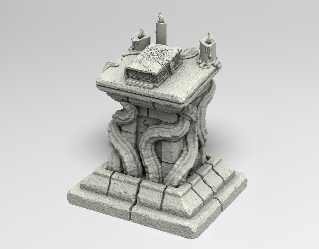 Cultist Altar and Necronomicon Beyond the Veil Cthulhu Mythos ...