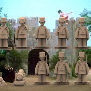 Pippin Fort Soldiers of Camberwick Green - 28mm Scale 3D Printed Resin ...