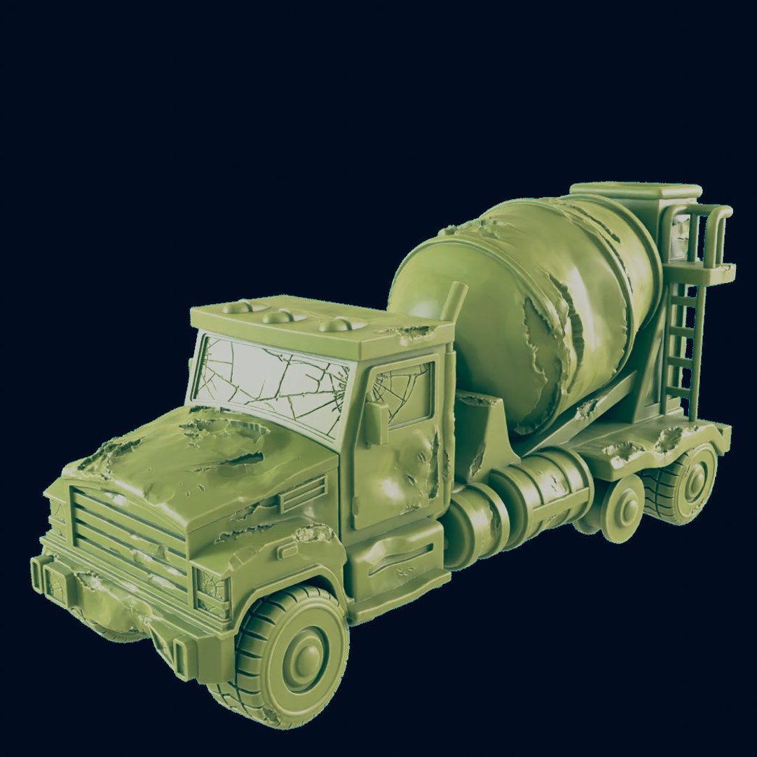 Post Apocalypse Wastelands Cement Truck (28mm to 32mm Scale) - Beyond ...