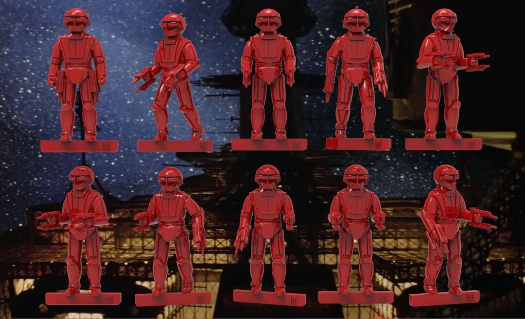 Sentry Robots - 28mm Scale 3D Printed Resin Miniatures - Etsy