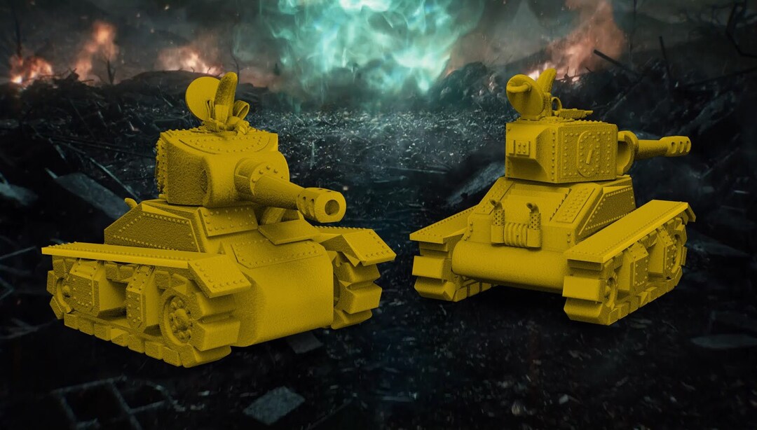 Banana Tank - 28mm Scale 3D Printed Model - Etsy