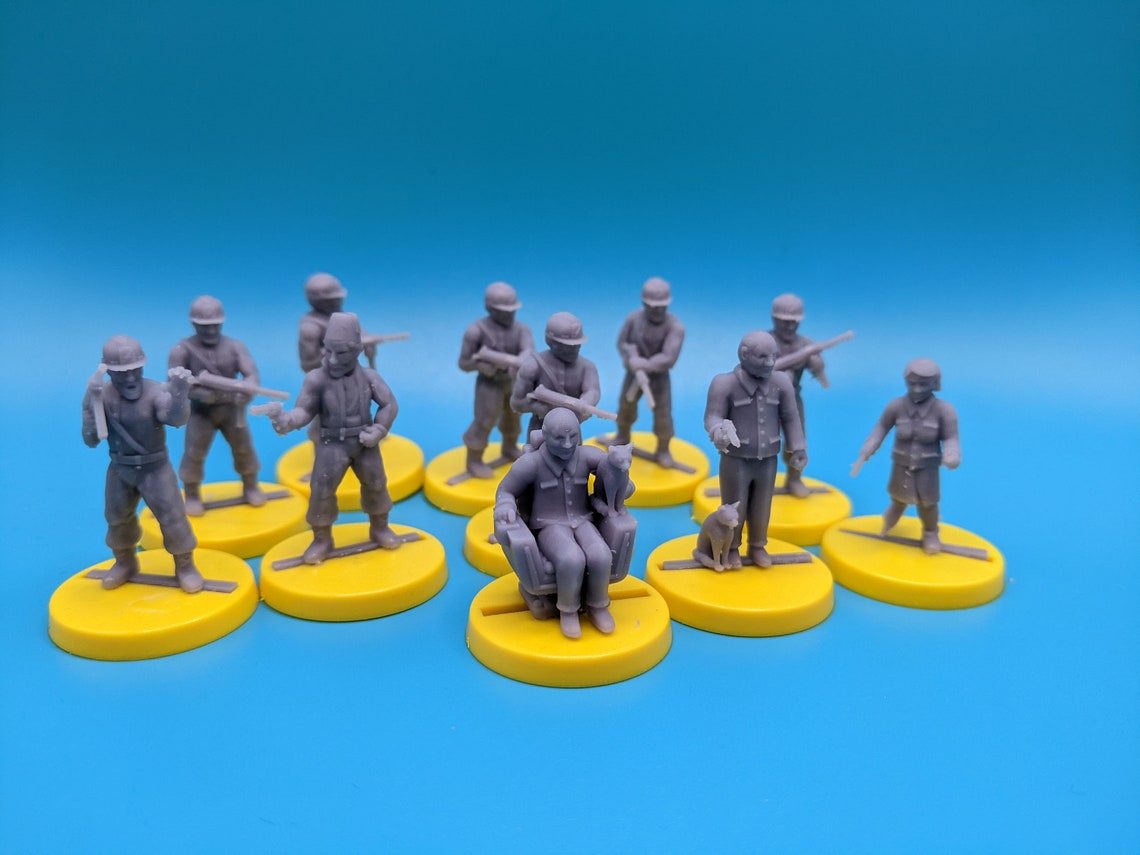 Evil Spy Organisation - 28mm Scale 3D Printed Resin Miniatures - Etsy UK