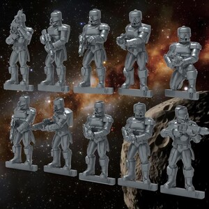 Galactic Centurions Set 3 (prototypes) - 28mm Scale 3D Printed Resin ...