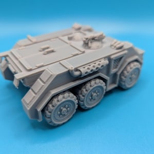 Wheeled Armoured Personel Carrier (APC) - 28mm / 32mm Scale 3D Printed ...