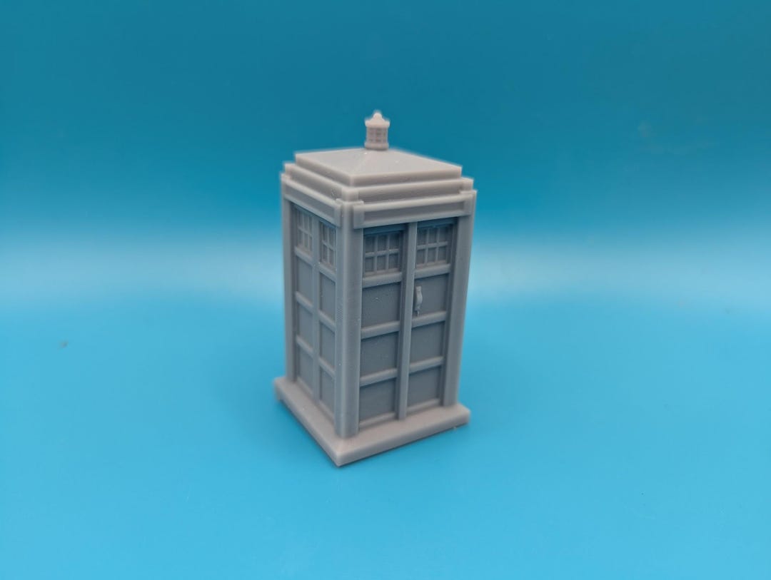 British Police Public Telephone Box (TV Version) - 3D Printed Resin ...