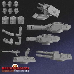 Venom Sentry Tank (with Turret Options) - 28mm / 32mm Scale 3D Printed ...