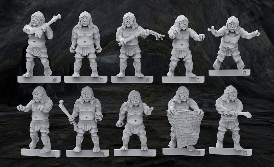 Morlocks 28mm Scale 3D Printed Resin Miniatures - Etsy