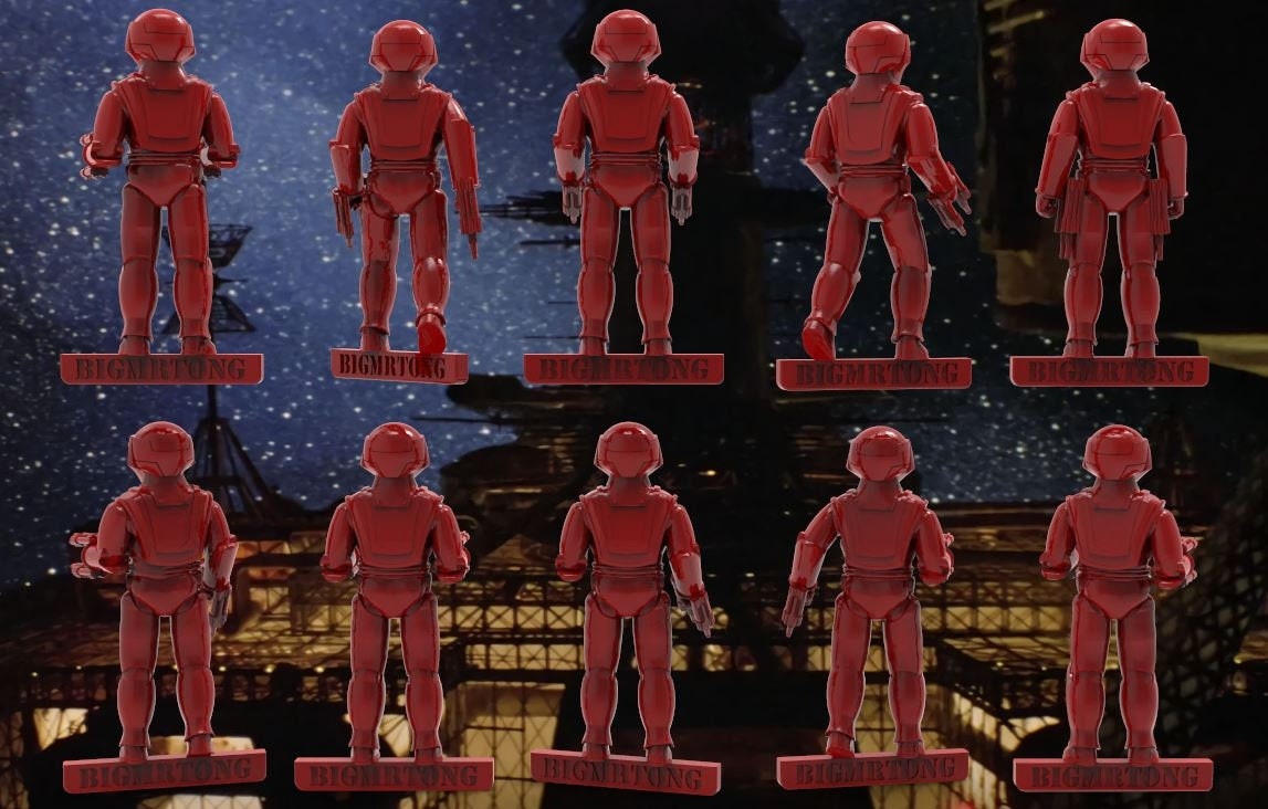 Sentry Robots 28mm Scale 3D Printed Resin Miniatures - Etsy