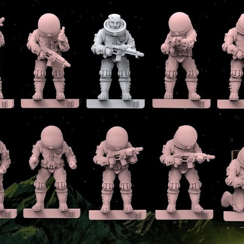 Sludge / Turnip 28 Infantry 28mm Scale 3D Printed Resin - Etsy