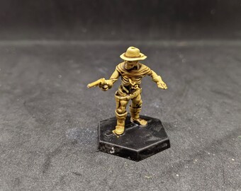 Undead Skeleton Cowboy 28mm 32mm D&D 3D Resin Print Miniature - Etsy